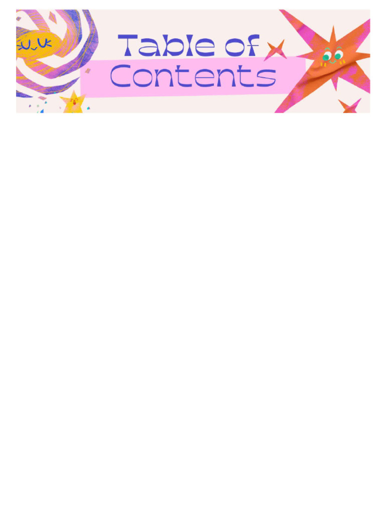 table of contents for compendium | PDF