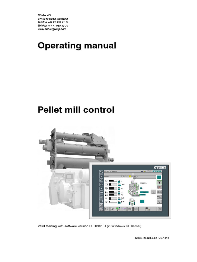 Pellet Mill Controls | PDF | Mains Electricity | Computer Network