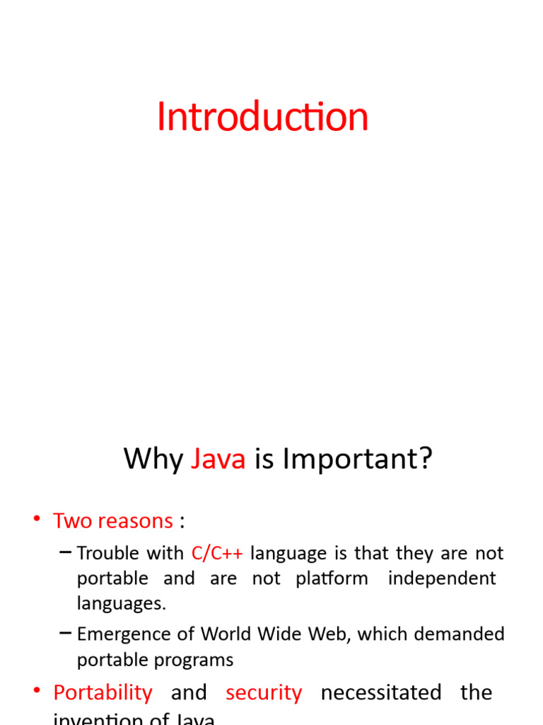 Introduction | PDF | Java Virtual Machine | Java (Programming Language)