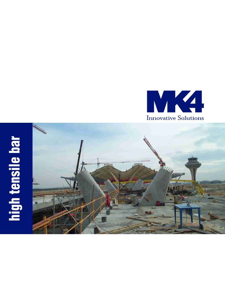 MK4 High Tensile Bars Brochure | PDF | Prestressed Concrete | Strength Of Materials