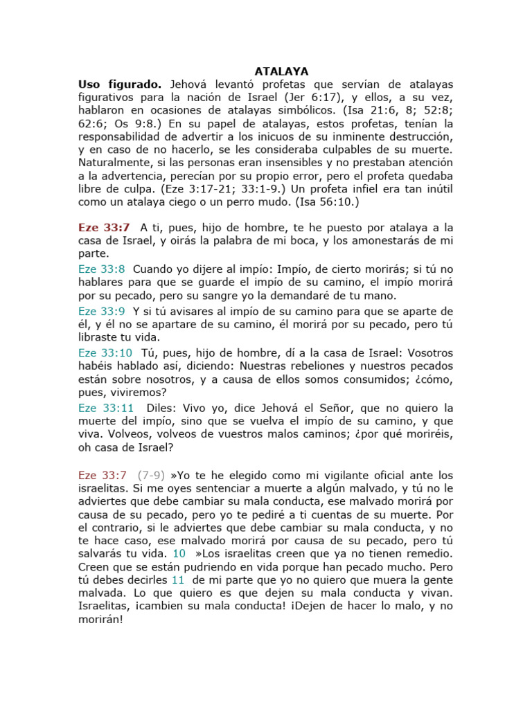 ATALAYA | PDF | Religión y espiritualidad