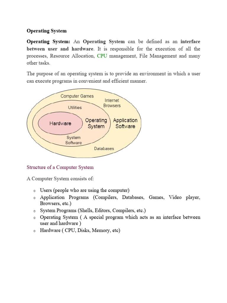 Operating system Notes | PDF | Thread (Computing) | Process (Computing) Operating system Notes | PDF | Thread (Computing) | Process (Computing)
