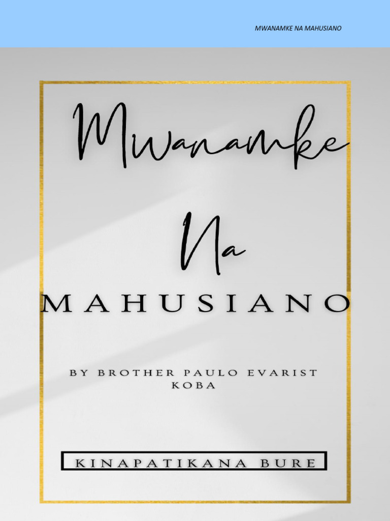 Mwanamke Na Mahusiano | PDF