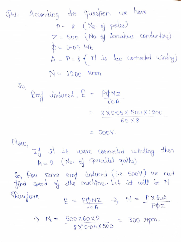 Electrical Winding Calculations Guide | PDF