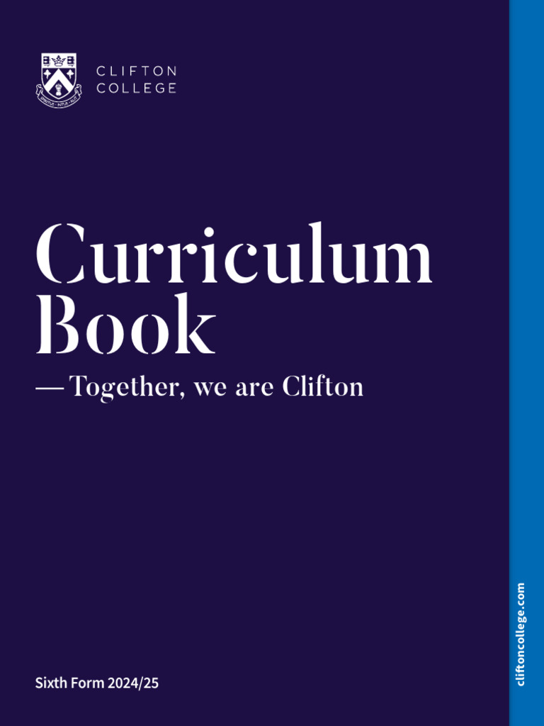 CC 6th Form Curriculum Book 24-25 | PDF | Libraries | Curriculum