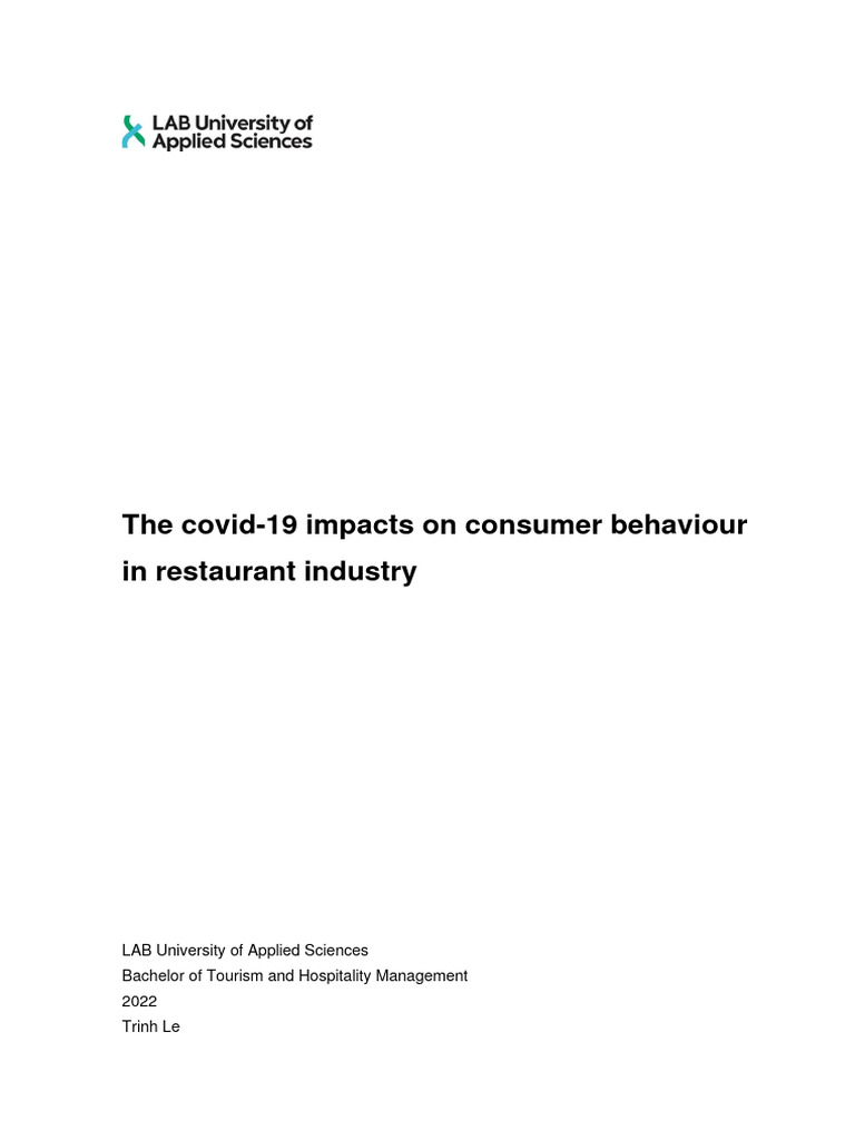 Le - Trinh MBA 4th | PDF | Survey Methodology | Consumer Behaviour