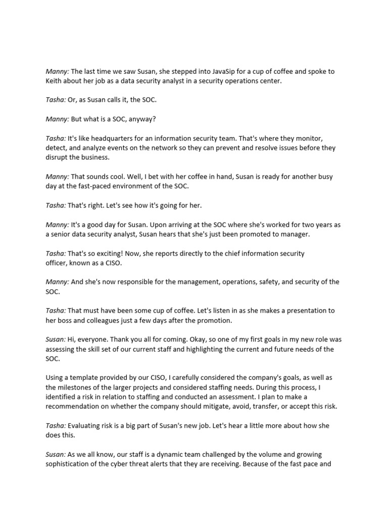 Risk Management - Susan's Good News | PDF | Risk | Risk Assessment