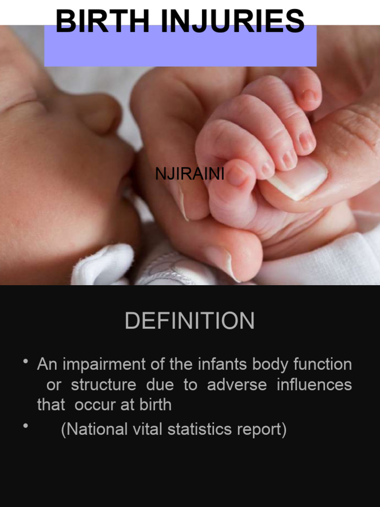 Birth Injuries | PDF | Anatomical Terms Of Motion | Clinical Medicine