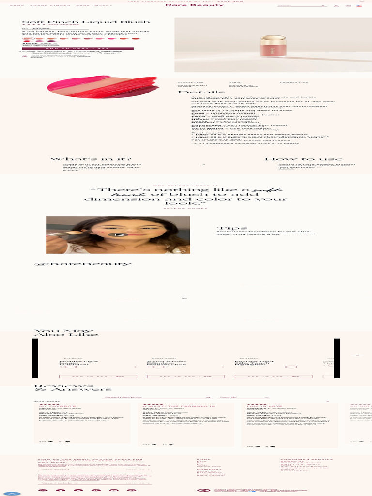 Soft Pinch Liquid Blush 2 | PDF | Privacy | Text Messaging
