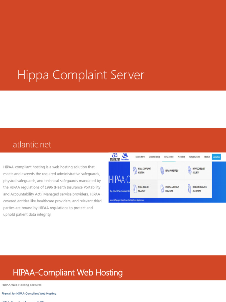 Hippa Complaint Server | PDF | Computers