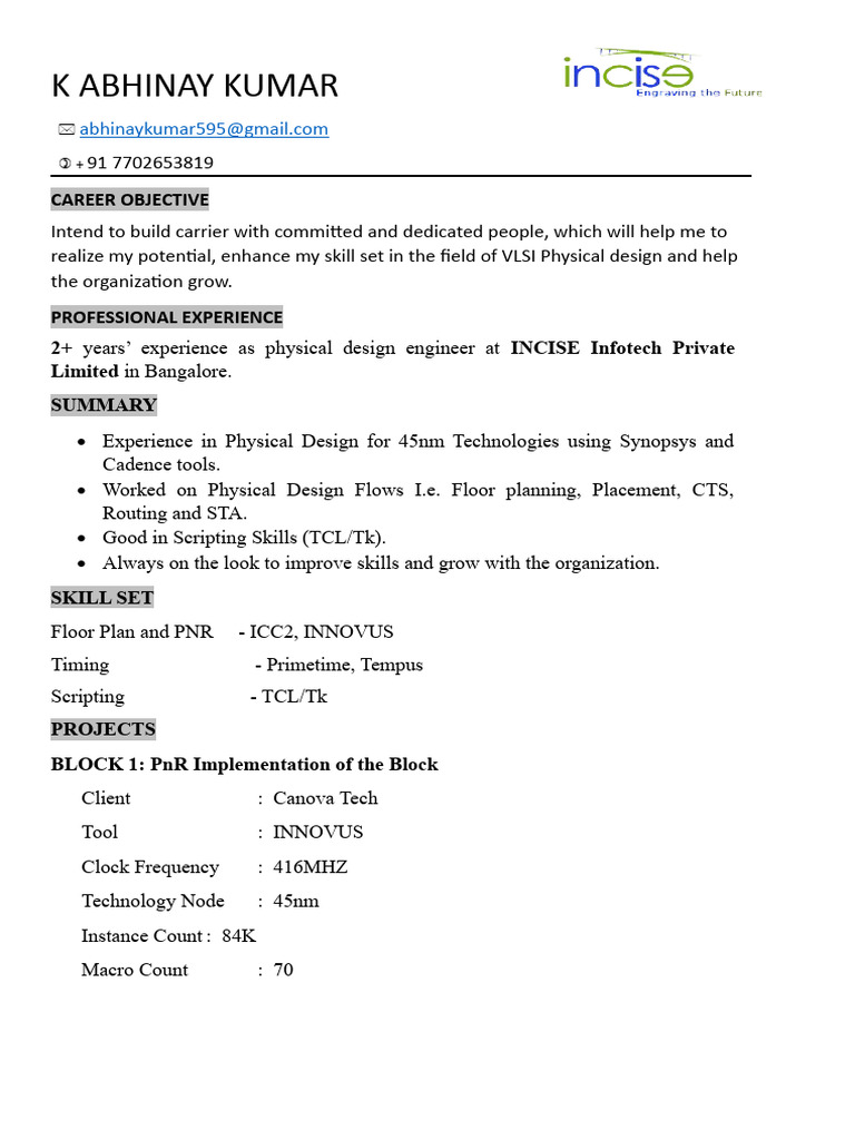 K Abhinay Kumar | PDF | Computing | Digital Electronics