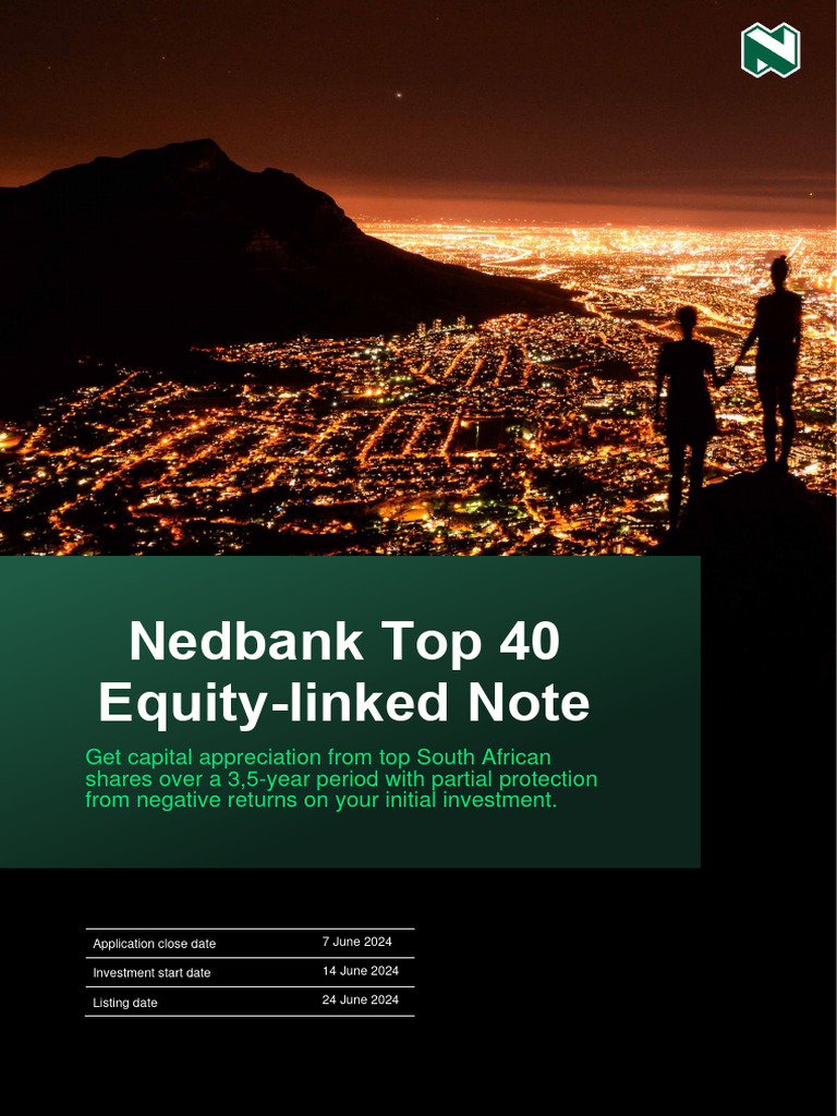 Nedbank Top 40 ELN 2024 | PDF | Investing | Securities (Finance)