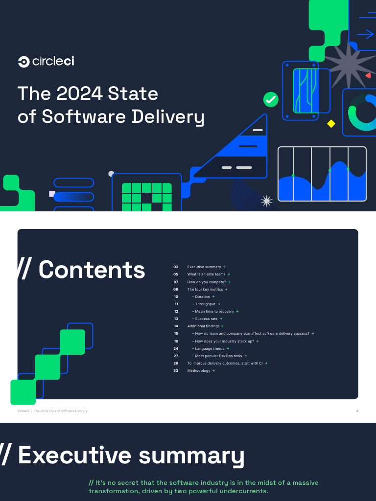 CircleCI The 2024 State of Software Delivery | PDF | Benchmarking | Software Quality