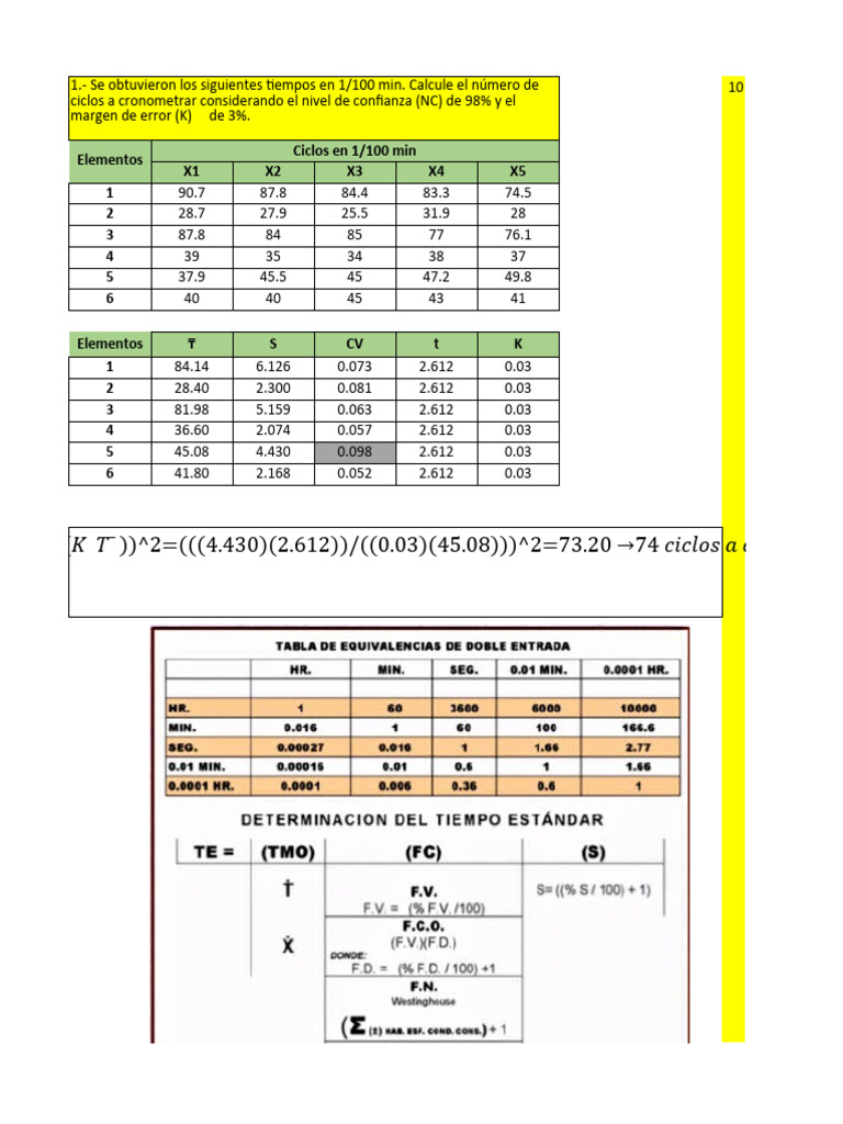 ETS Ejercicios para Trabajar (Version 1) .XLSB | PDF