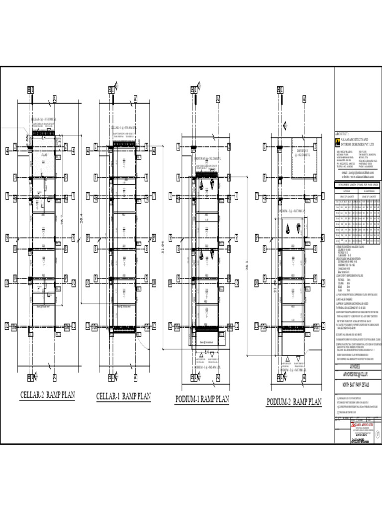 Ramp and Structural Plan Details | PDF | Building Technology ...