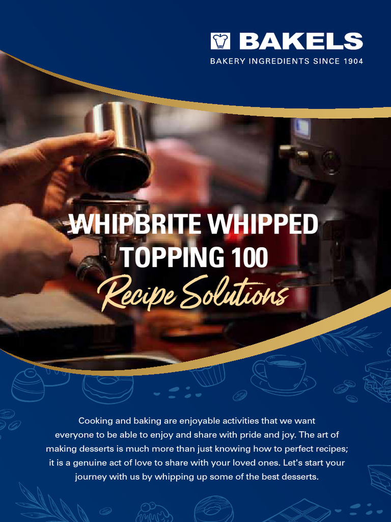 Bakels Whipbrite Booklet FINAL | PDF | Cakes | Cheesecake