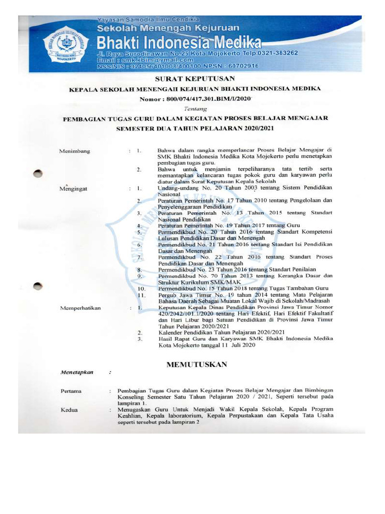 Sk Pbm Genap 2020 2021 Pdf