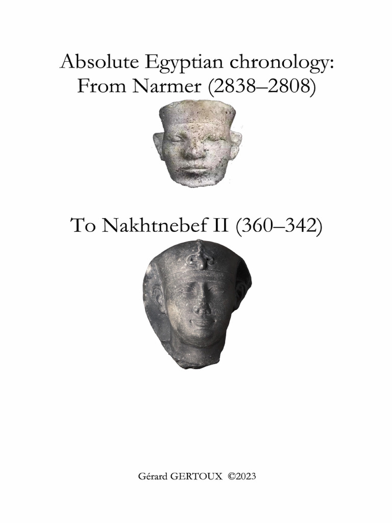 Absolute_Egyptian_chronology_From_Narmer | PDF | Canaan | The Exodus