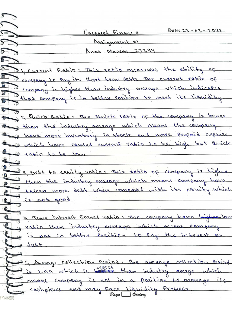 Anas CF Assignment 1 & 2 | PDF