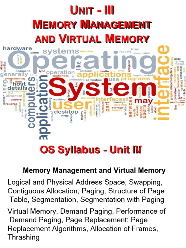 OS Unit IV | PDF | Computer Data Storage | Library (Computing)