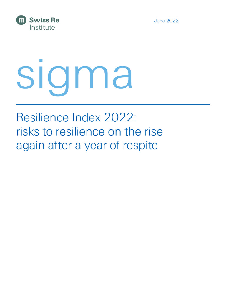 2022-june-sigma-resilience-index-en | PDF | Cost Of Living | Inflation