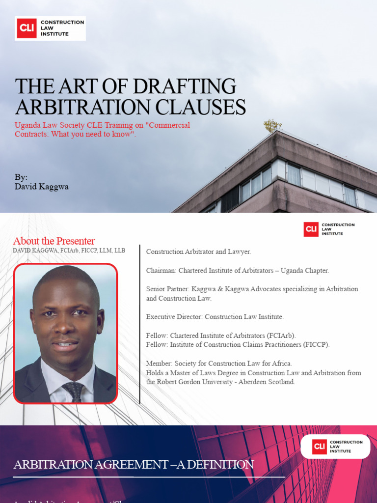 The Art of Drafting Arbitration Clauses | PDF | Arbitration | Alternative Dispute Resolution