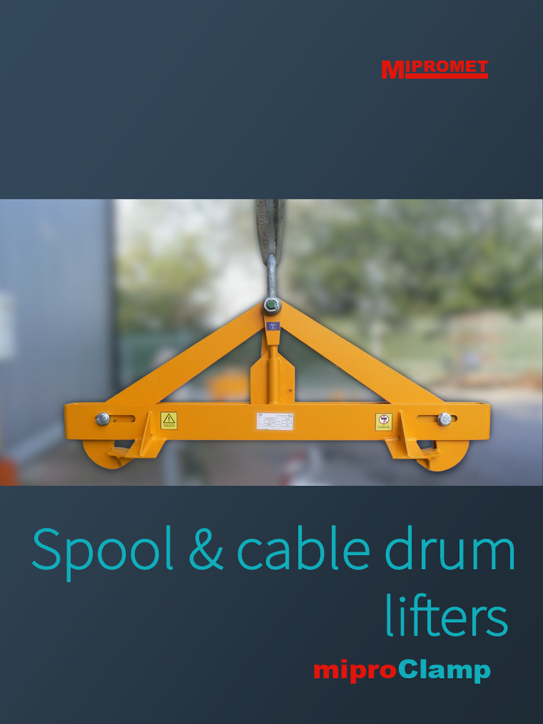 Catalog Miproclamp Spool&cable Drum | PDF | European Union