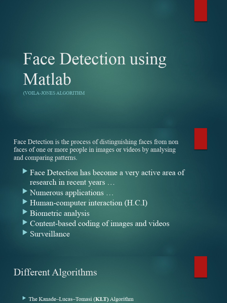 Face Detection Using Matlab | PDF | Computational Neuroscience | Vision