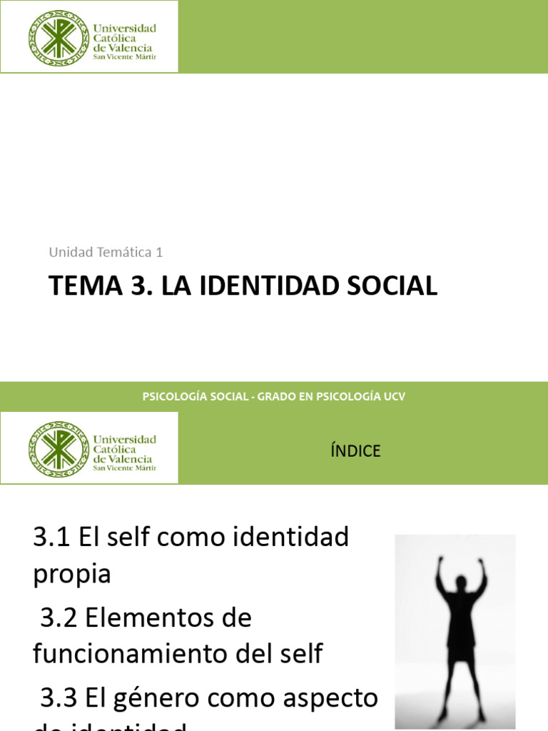Ud1 Tema 3 PS | PDF | Psicología Social | Sicología