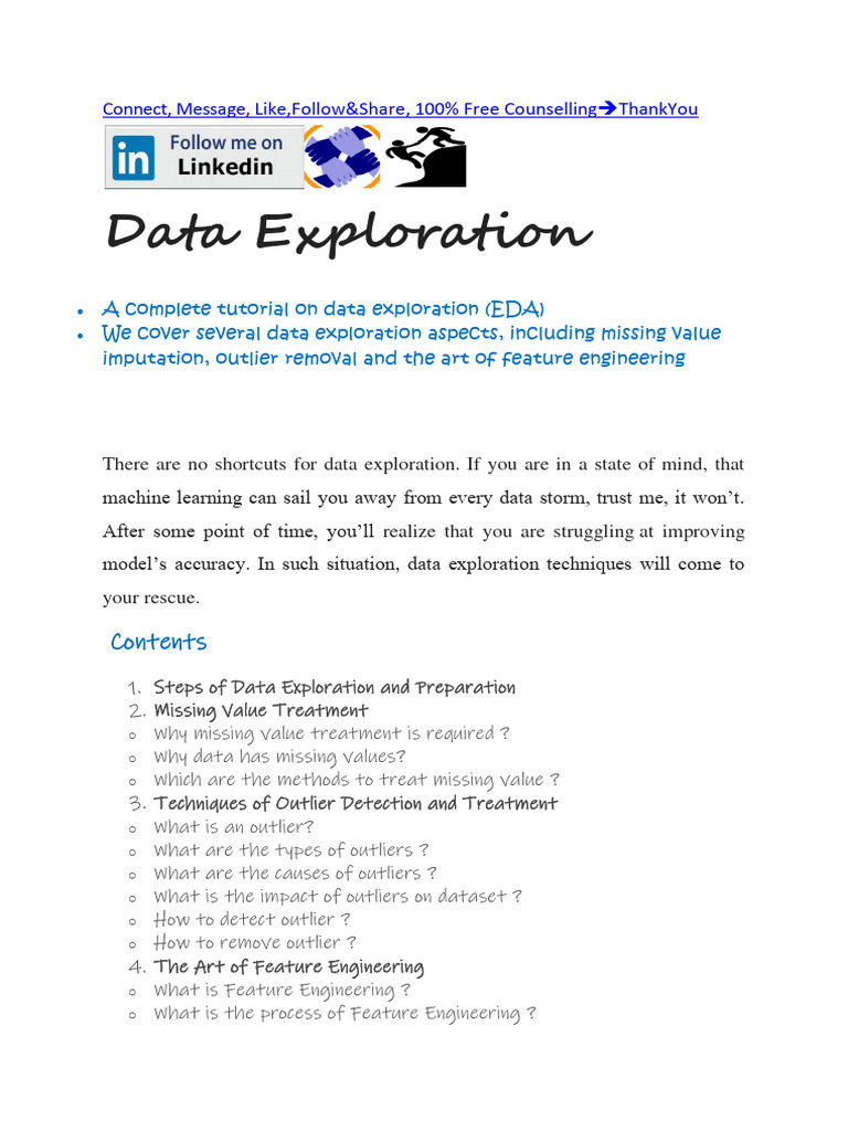 Data Exploration Download Free Pdf Dependent And Independent Variables Outlier