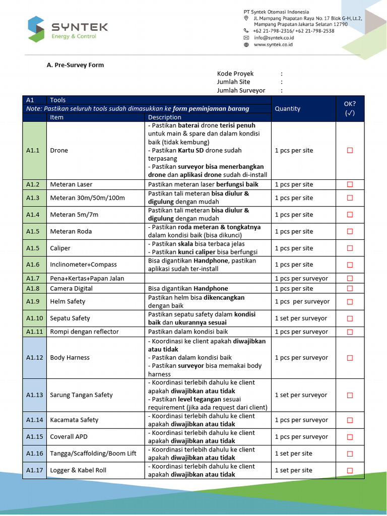 Form Survey On Grid | PDF