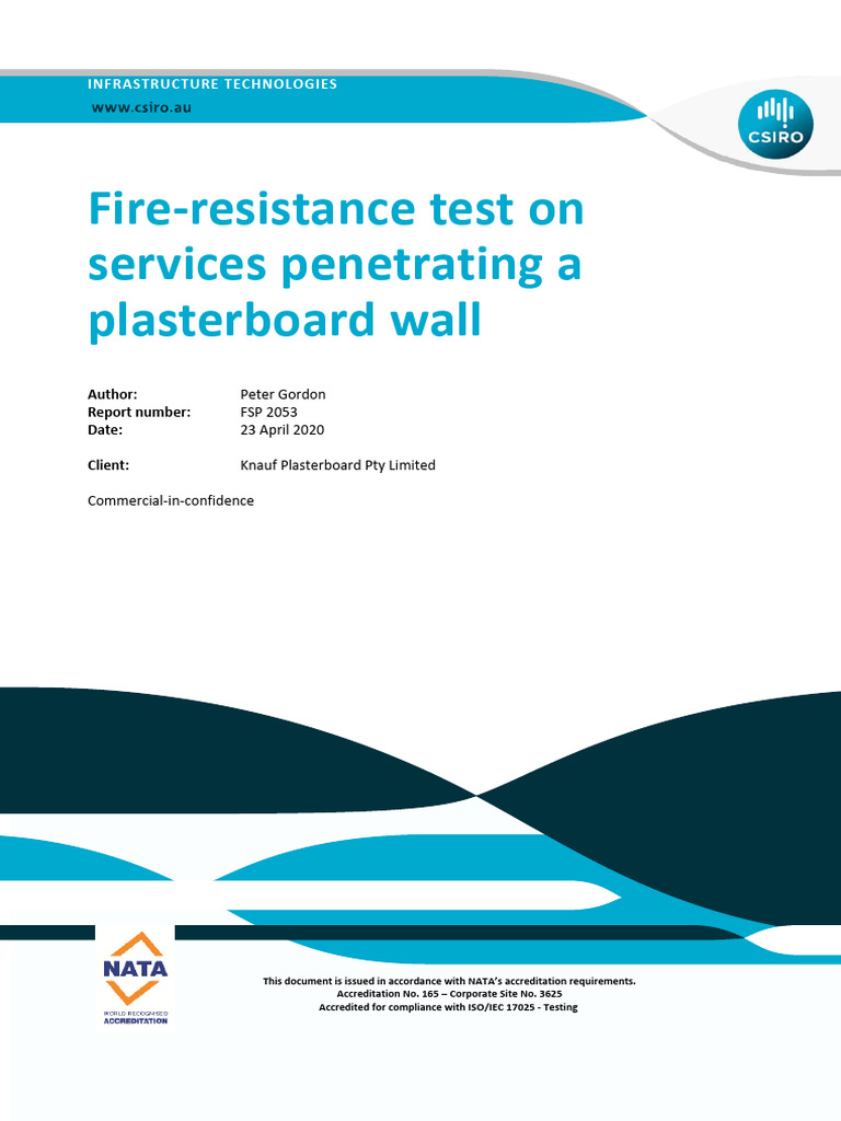 Csiro FSP 2053 | PDF | Pipe (Fluid Conveyance) | Thermocouple
