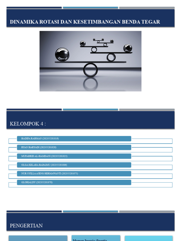 Dinamika Rotasi & Kesetimbangan | PDF
