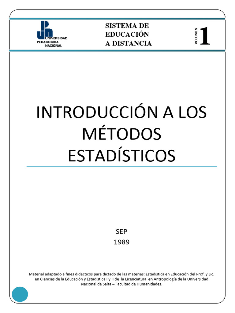 Métodos Estadísticos: Introducción a la Probabilidad | PDF | Teoría de ...