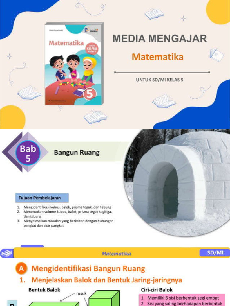 MTK Bangun Ruang Kelas 5 | PDF