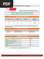 Monthly Safety Report Sample | PDF | Safety | Prevention