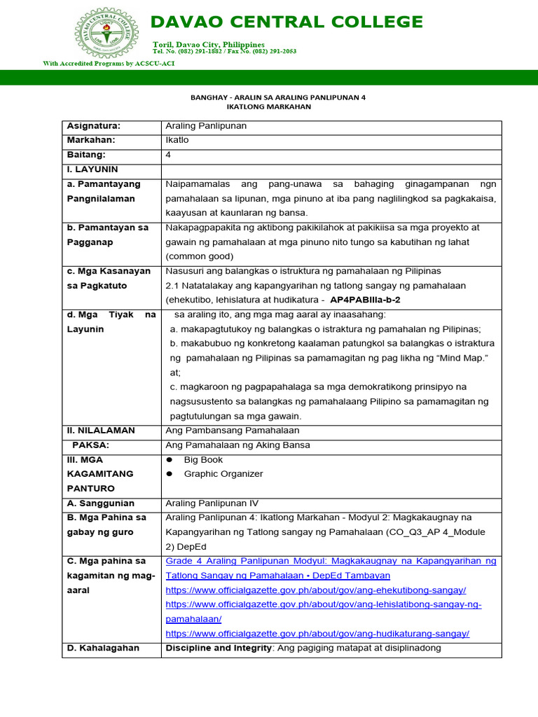 LESSON-PLAN-AP4-detailed-Copy | PDF