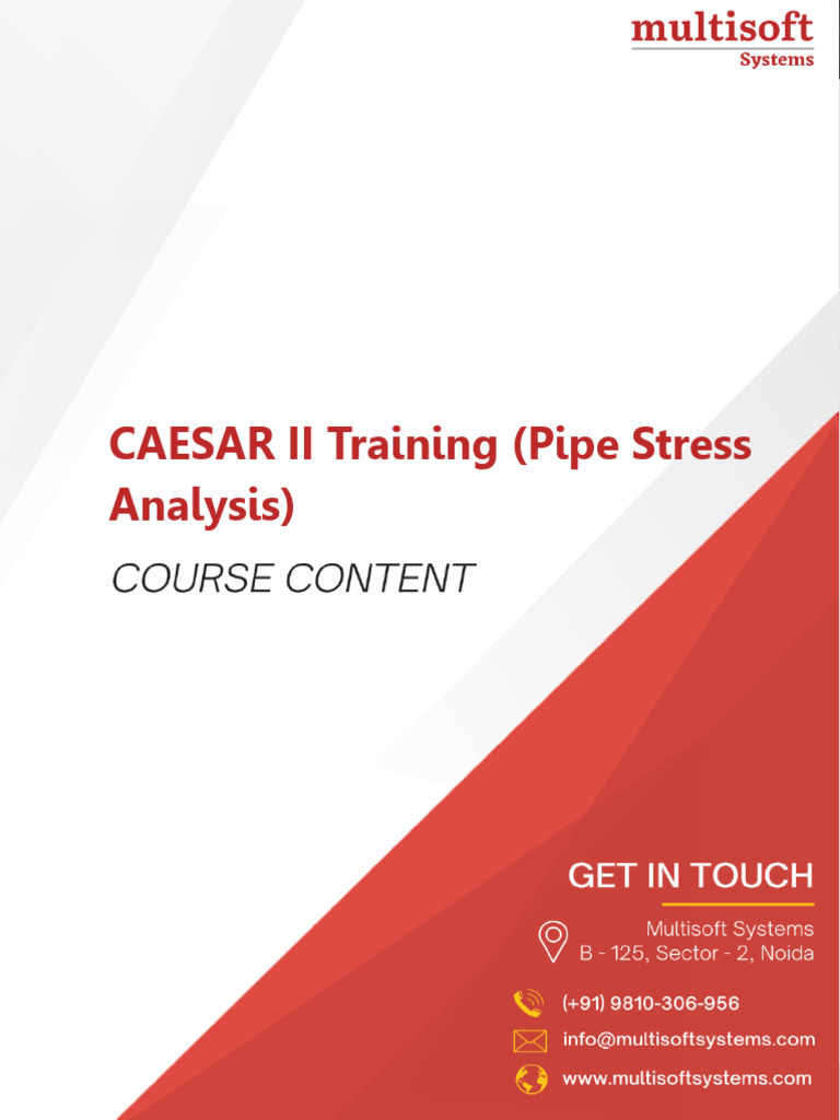 408 Caesar II Training | PDF | Pump | Stress (Mechanics)