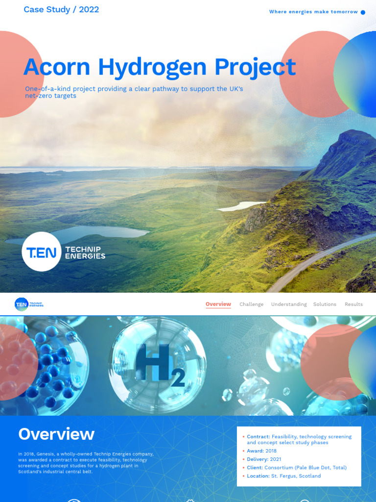 Acorn Hydrogen Project Case Study | PDF | Carbon Capture And Storage ...