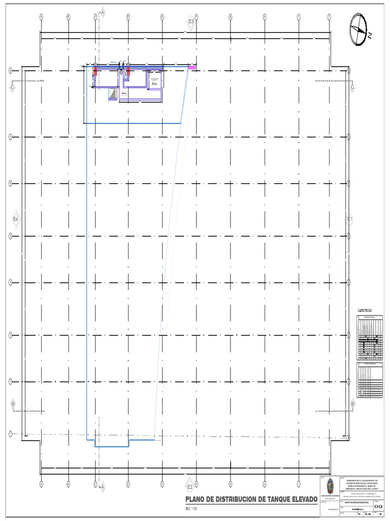 09 - PLANO DE ARQUITECTURA (1)TANQUE ELEVADO | PDF