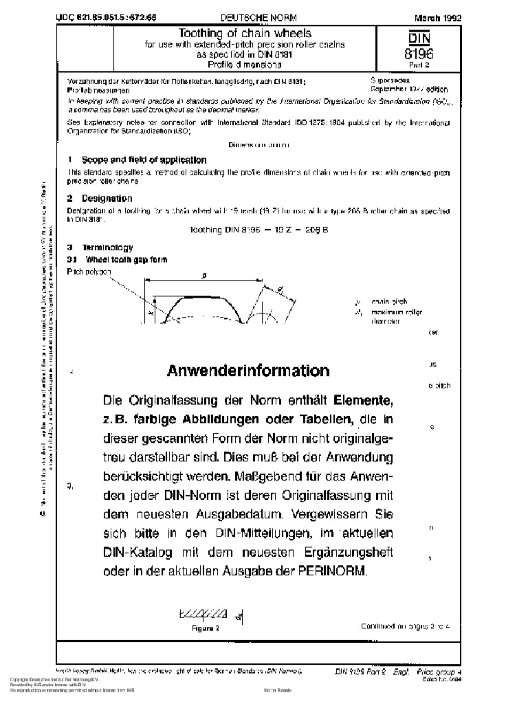 Din 8196-2-1992 | PDF
