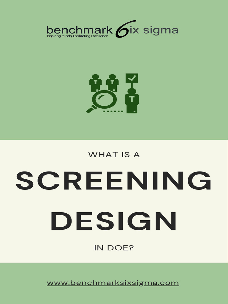 Screening Design | PDF