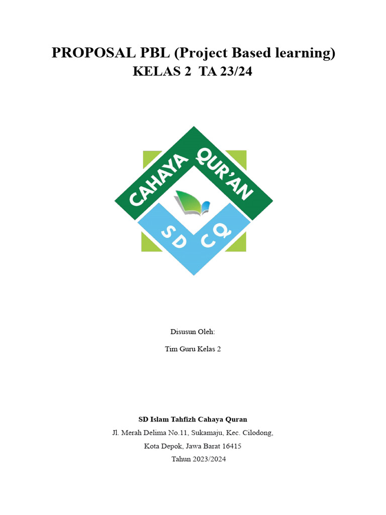 Proposal PBL | PDF