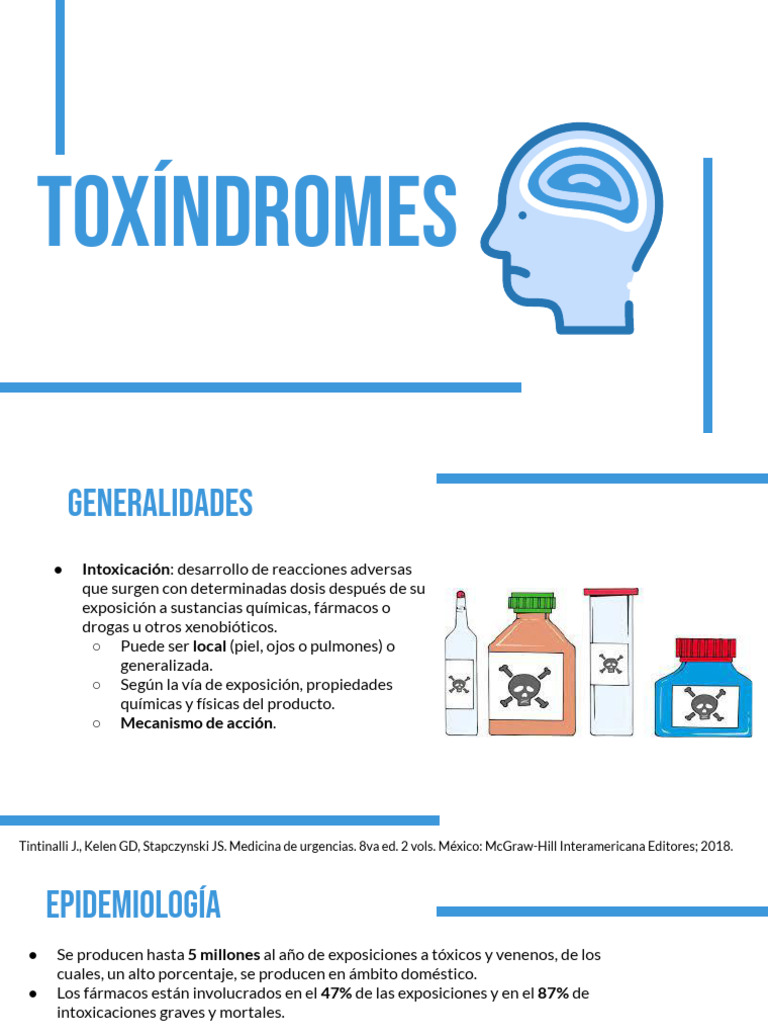 Toxíndromes: Tipos y Tratamientos | PDF | Benzodiazepinas | Drogas que ...