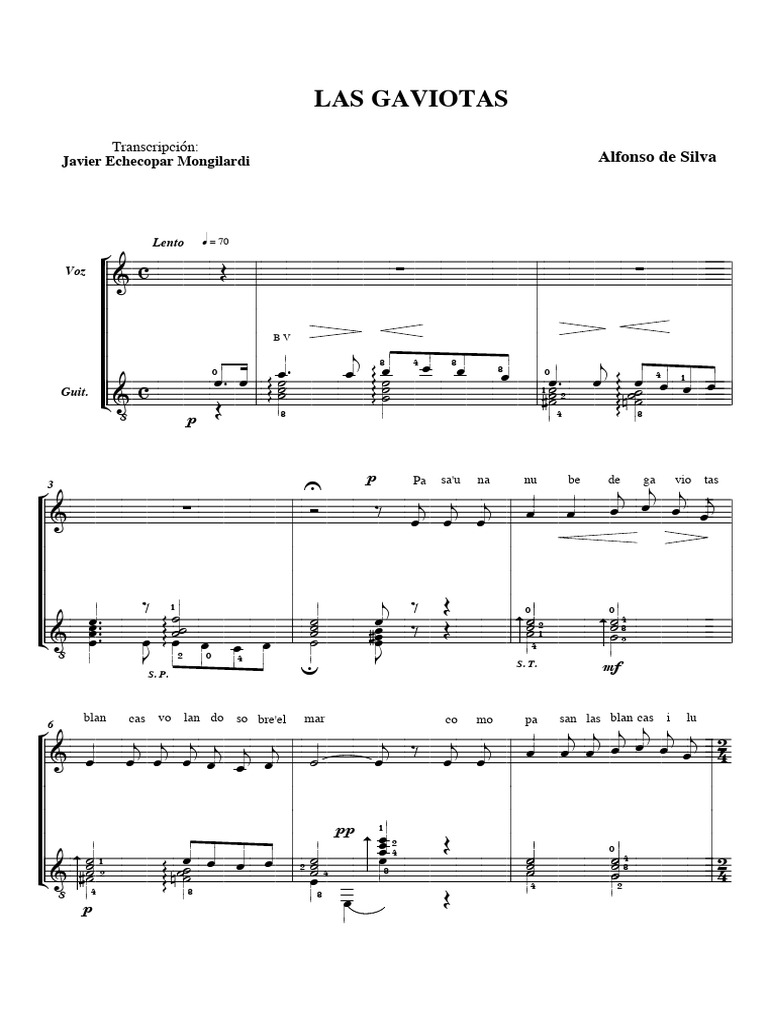 Las Gaviotas | PDF