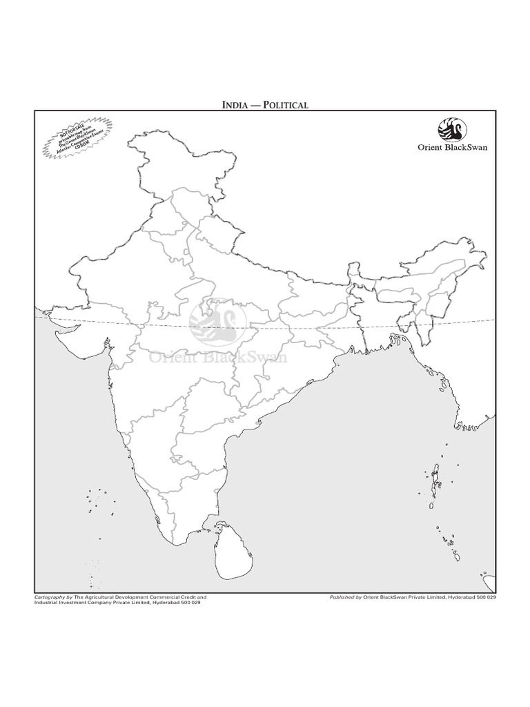 Orient India Blank Map | PDF