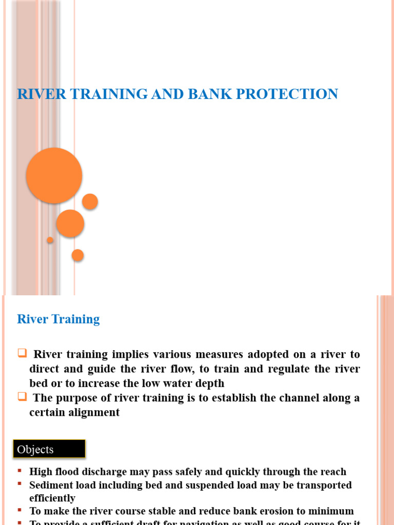 River Training and Bank Protection Techniques | PDF | River | Levee