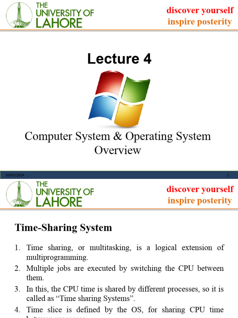 Lecture 4 Chapter 1 | PDF | Computer Data Storage | Central Processing Unit
