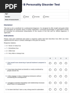 Mood Disorder Questionnaire | PDF | Mental Disorder | Bipolar Disorder