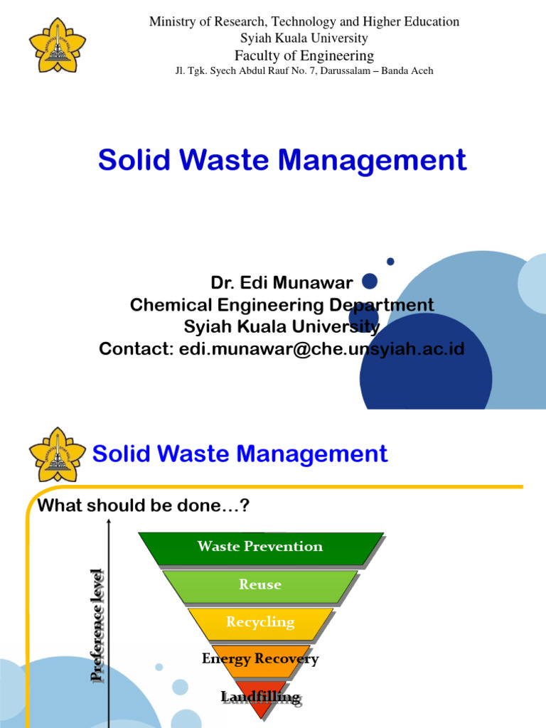 Lecture 3 | PDF | Waste | Waste Management